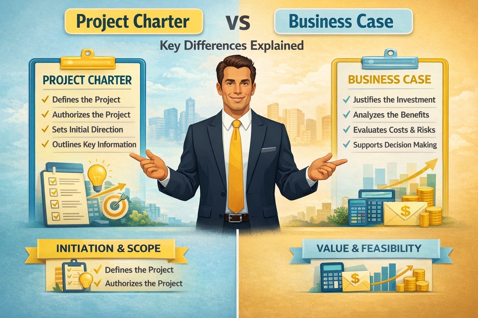 Project Charter Vs Business Case: Defining Purpose Vs Justifying ...